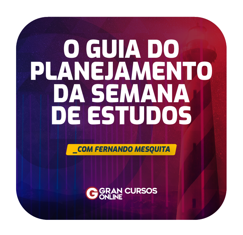 O guia do planejamento da semana de estudos